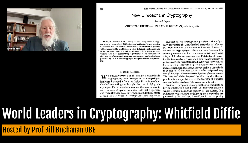 World Leaders in Cryptography: Whitfield Diffie