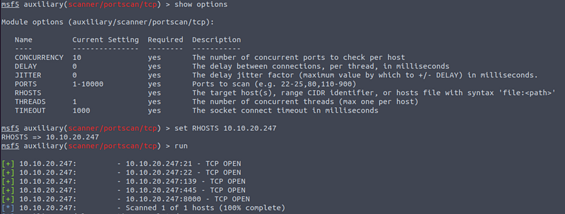 TryHackMe: Metasploit: Exploitation - Walkthrough - Jasper Alblas' Blog