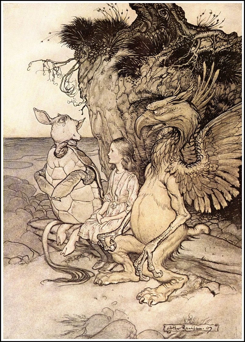 Arthur Rackham’s Illustrations of Alice’s Adventures in Wonderland