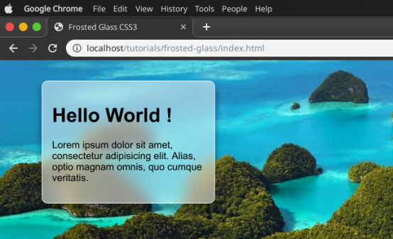 Membuat Frosted Glass effect dengan CSS3 | Personal blog by Alfin ...