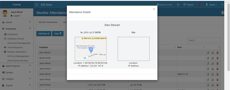 Attendance Tracking With IceHrm Mobile App