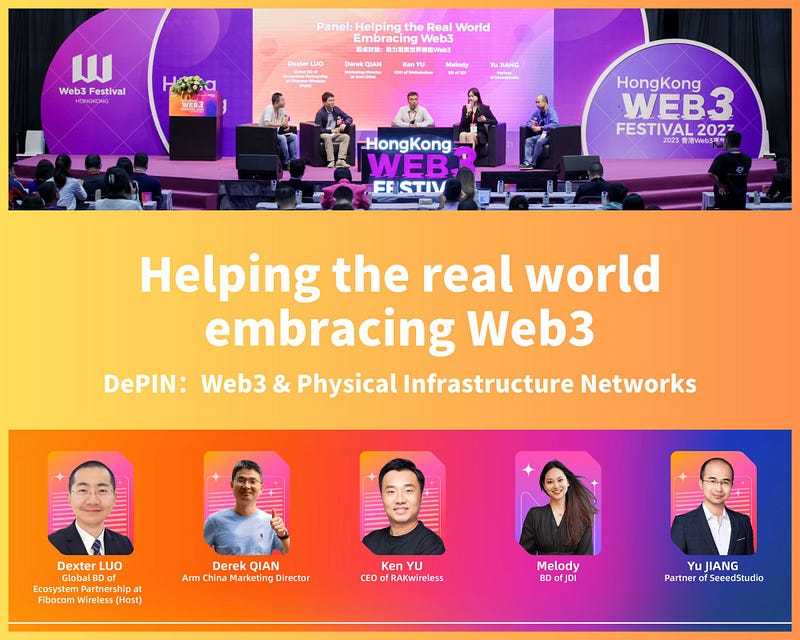 Hong Kong Web3 Festival Day 2 | DePIN Enablers’ Panel: Helping the real world embracing Web3