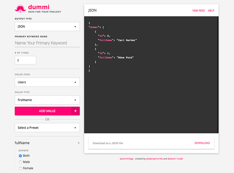 Designing with Data — Craft & Dummi – Prototyping: From UX to Front End
