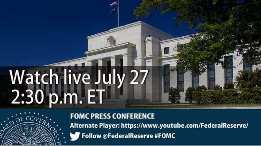 US Fed Meeting Live Updates: The July Federal Open Market Committee of ...