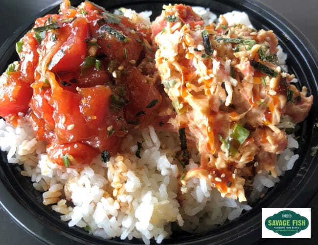 Savage Fish Hawaiian Poke Bowls near Provo Utah