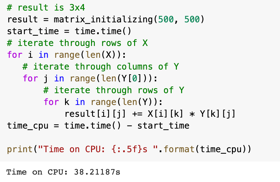 Matrix Multiplication In Python LaptrinhX