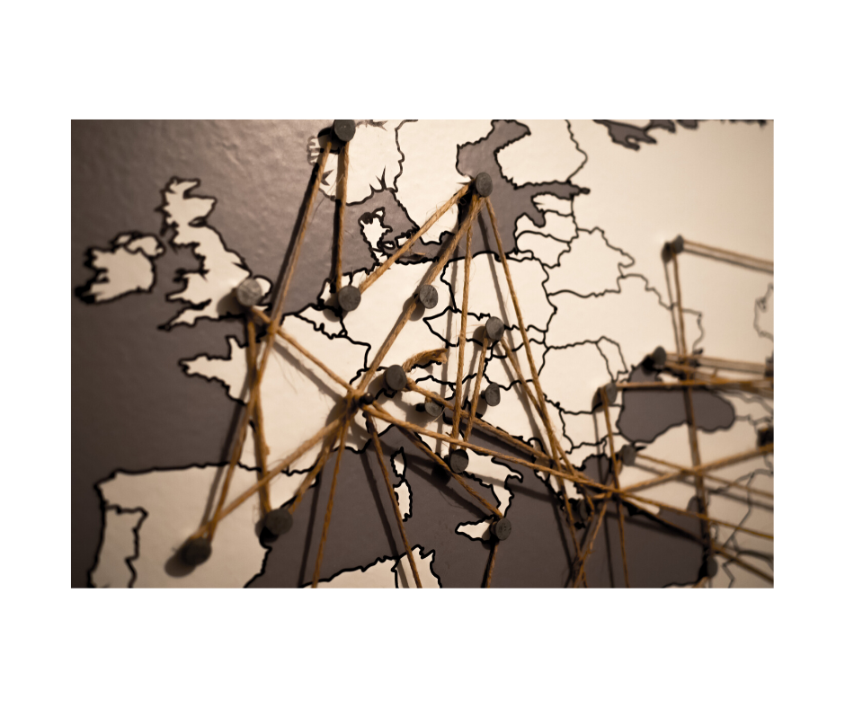 Network is an uninterrupted bending of two geospatial points (antipodal) tweaked by constant ...