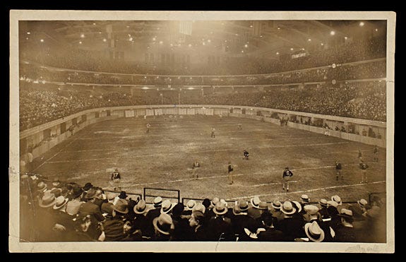 The absolute clusterf*ck that was the first ever NFL Championship Game ...